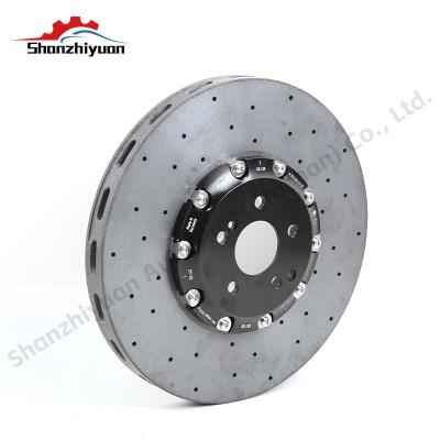 China Custom Carbon Ceramic Brakes For Porsche 992.1 Carrera  GTS   410*36mm front Set for sale