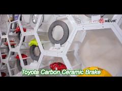 heur brake carbon ceramic disc for toyota asian replacement 355*54*28mm front set