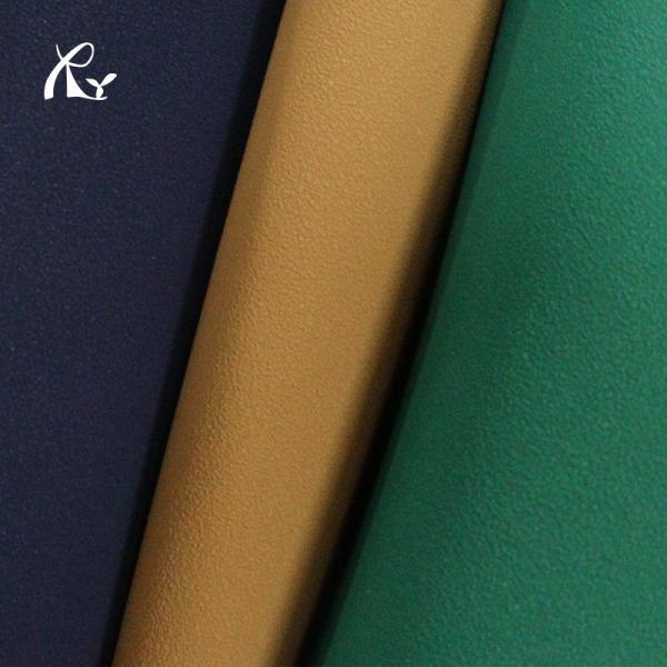 Quality Luxury Imitation Microfiber Snow Boots with 1.4mm PU Environmental Friendly Coarse Frosting Leather Surface for Sofas for sale