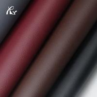 Quality Small Lichi Grain 1.4mm PU Eco Leather Material Wear Resistant for Bags Shoes Pu for sale