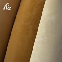 Quality 1.4mm Imitation Microfiber Mixed Color Dual Color Retro PU Leather for Shoes for sale