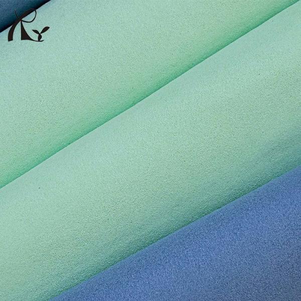 Quality 0.8mm Thick Double-Sided Faux Suede Microfiber Synthetic Leather for Bags Furniture Clothing Luggage Leather Rope Same Color for sale
