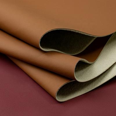 China Solvent Free 1.0mm Eco-friendly Waterborne Fine Grained PU Leather for Car Seat Cover Furniture for sale