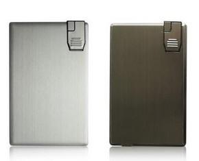 China multi function power bank with usb flash drive  Power bank in card shaped for sale