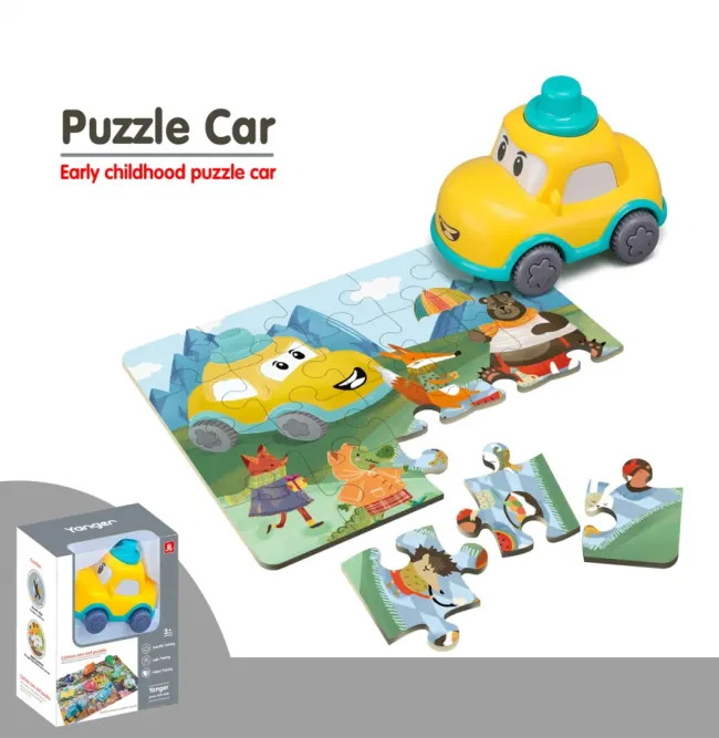 Wholesale Children&prime;s Baby Gifts Interesting Children&prime;s Games Puzzle Puzzle Education Toys Inertia Friction Cartoon Car