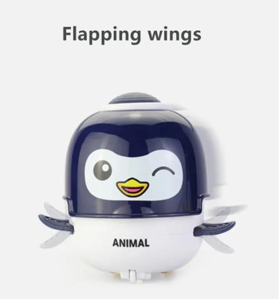 Quality Wholesale Baby Early Education Cute Can Chew Soft Glue Mini Press Penguin for sale
