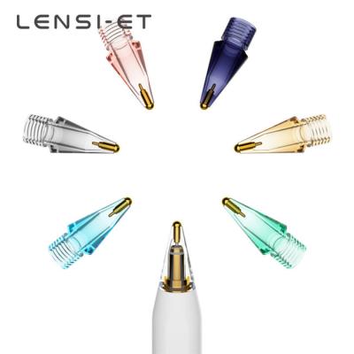 Cina Cristallo argento viola rosso blu penna stilo accessori pennini punta della penna per Apple Pencil 2nd in vendita
