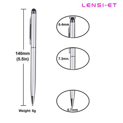 Cina Matita stilo universale da 14,7 cm 2 in 1 scuola con stilo a sfera in vendita