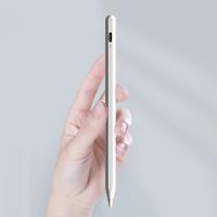 China Soft Tip White Touchscreen Stylus Compatible with Ipad Pressure Sensitivity Supported for sale