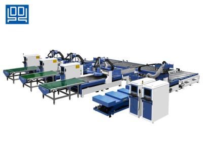 China Fully Automatic Cabinet Production Line X Y Z Axis 1300X2400 Roller Type for sale