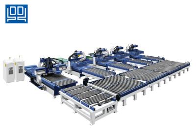 China One Plus Four Type Cabinet Production Line Plc Control For Pvc Film Doors for sale