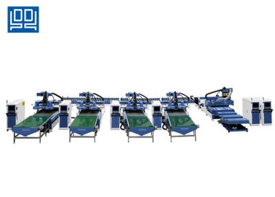 China Kitchen Cabinet CNC Production Line ATC CNC Wood Router CE Certification for sale