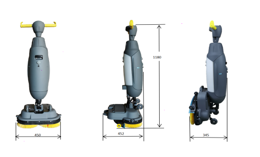 Automatic Mini Floor Scrubber For Shop And Supermarket 0