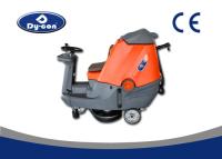 China Two Brushes Ride On Floor Scrubber Dryer Semi Automatic High Performance for sale