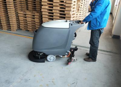 China 18 inch Brush Commercial Floor Scrubber Machine With Adjustable handle for sale