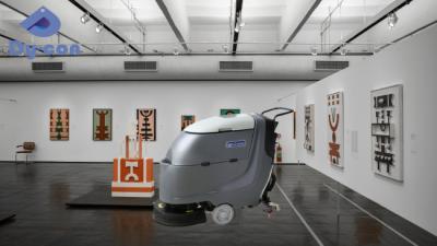 China Museum-Grade Floor Scrubber - Quiet Auto Cleaning For Delicate Floors for sale