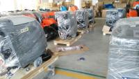China Customized Walkbehind Scrubber with Medium Hardness Brush and Disc Type+Drum Type for Efficient Hard Floor Cleaning for sale