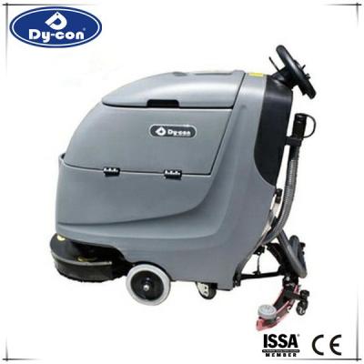 China Walkbehind Scrubber with Disc Type+Drum Type Brush Dirty Water Level Sensor and Driving Speed Adjust for Efficient Floor Cleaning for sale