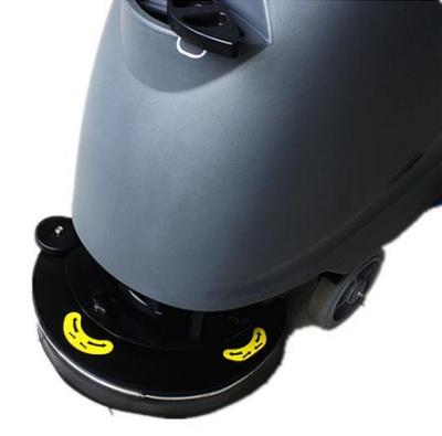 China Walkbehind Scrubber with Disc Type+Drum Type Brush Dirty Water Level Sensor and Driving Speed Adjust for Efficient Floor Cleaning for sale