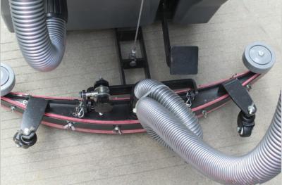 China Walkbehind Scrubber with Disc Type+Drum Type Brush Dirty Water Level Sensor and Driving Speed Adjust for Efficient Floor Cleaning for sale