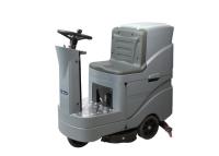 China Powerful Warehouse Floor Cleaning Machine / Compact Scrubber Dryer 2 Brush for sale