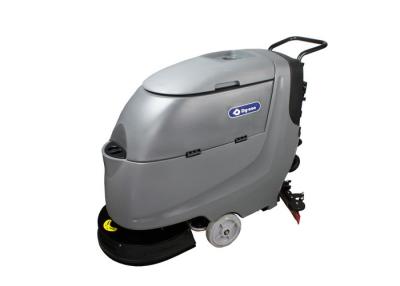 China Modular Battery Powered Floor Sweeper / Gray Epoxy Floor Cleaning Machine for sale