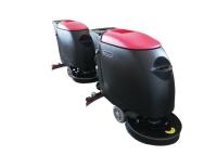 China Walk Behind Type Battery Powered Floor Scrubber Dryer Independent Key Switch for sale