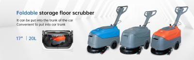 중국 바닥 닦개 콤팩트 디자인 뒤에 있는 배터리 22L 다기능 보행 판매용