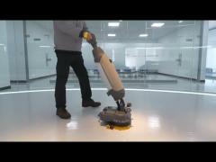 Multi Function Double Disc Floor Cleaning Machine Tile Mini Hand Portable Floor Scrubber