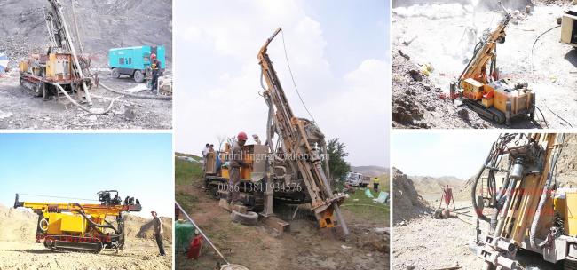 Hydraulic DTH crawler type reverse circulation RC drilling rig