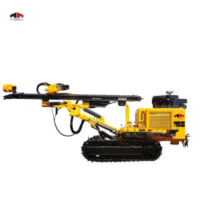 China 74kw Cummins Engine Dth Underground Drill Rig Rock Blasting Machine for sale
