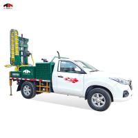 China 150M Pickup Mounted Auger Core Drilling Rig Versatile Use Screw Drill Tools for sale