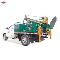 China 150M Pickup Mounted Auger Core Drilling Rig Versatile Use Screw Drill Tools for sale