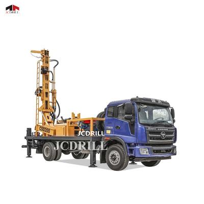 China CSD200 Multifunctional DTH Water Well Drilling Rig Machine For 200 Depth for sale