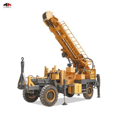 China TWD600 Hydraulic Four Wheels Trailer Mounted Water Well Drilling Rig for sale