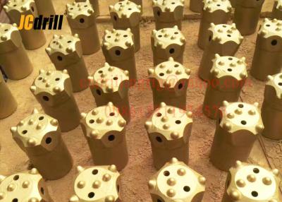 China Tungsten Carbide Rock Drill Bits Chisel / Cross Drill Bits For Road Construction for sale