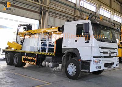 Cina 6 x 4 piattaforma di produzione montata camion del pozzo trivellato dell'impianto di perforazione 600m della trivellazione dell'acqua in vendita