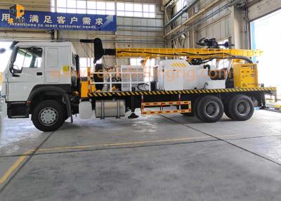 Cina 6 x 4 piattaforma di produzione montata camion del pozzo trivellato dell'impianto di perforazione 600m della trivellazione dell'acqua in vendita