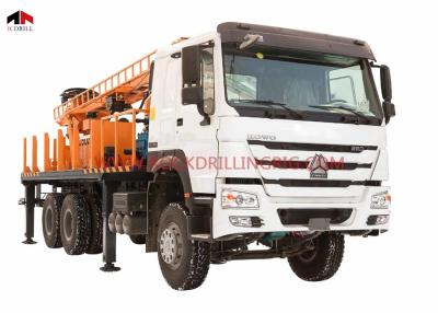 중국 트럭은 1200m DTH 우물 드릴링 리그를 거치했습니다 판매용