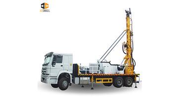 중국 시추공 CSD400 거치되는 휴대용 유압 우물 드릴링 리그 트럭 판매용