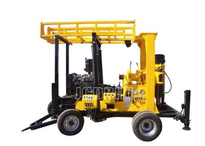 China 600M Deep Small Trailer brachten Bohrloch-Wasser-Brunnenbohrungs-Anlage an zu verkaufen