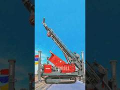 Het de Motorkruippakje van staalyuchai zette Boor Rig Borehole Cwd 260t op
