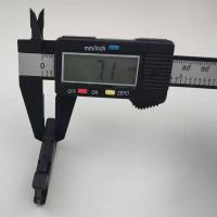 China 19.3mm Width Square Side Quick Release Buckle ODM Side Squeeze Plastic Clips for sale