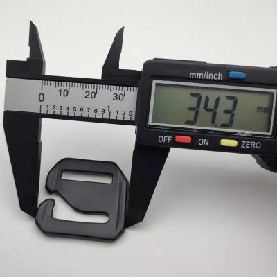 China Aangepaste 34.3mm*20.5mm Plastic G Haken voor Singelband Te koop