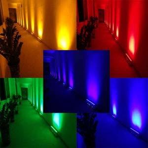 China 216w Pixel Led Control Outdoor Wall Wash Lighting Fixtures With 25° Optical Lens for sale