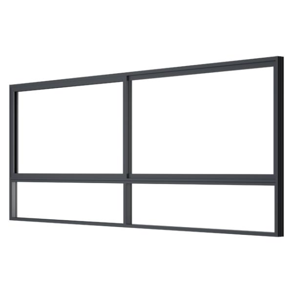Quality Double Tempered Glass Aluminum Sliding Windows For Sale Thermal Break for sale