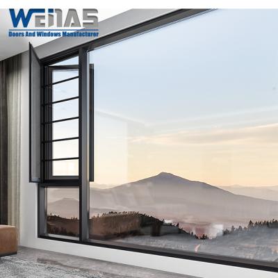 China Aluminum Tilt And Turn Casement Windows Modern Design Energy Efficient for sale