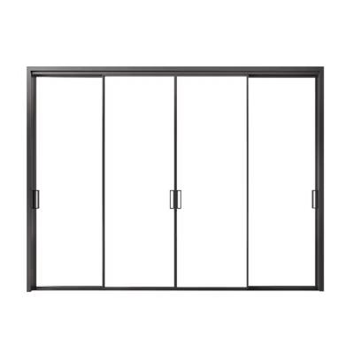 China 6063-T5 Aluminium Interior Sliding Doors Room Dividers Maximizing Light Space Saving for sale