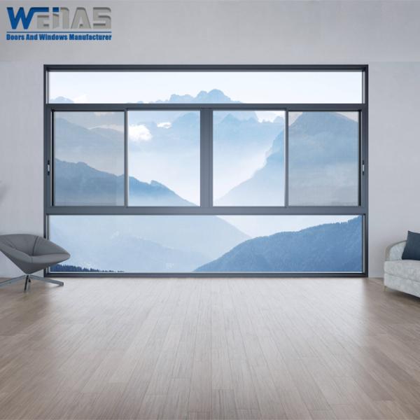 Quality Architectural 3mm Aluminium Sliding Window With Mosquito Net Thermal Break Profiles for sale