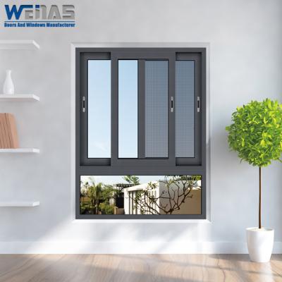 China Energy Efficient Aluminium Double Glazed Sliding Windows For Luxury Residences Or Hotels for sale